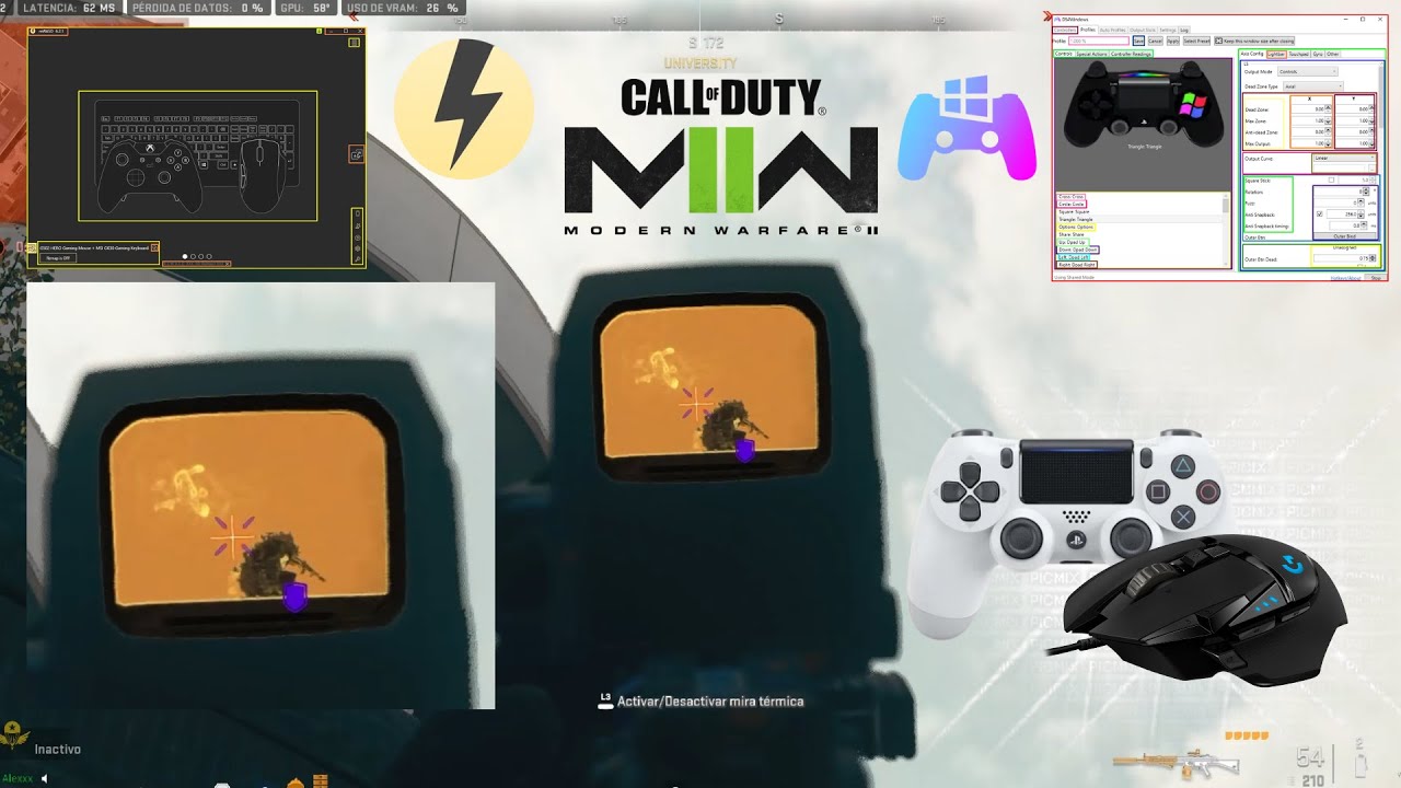 Aim Assist "Low" Settings REWASD + DS4 = WARZONE 2.0 Gameplay 22 Kill ...