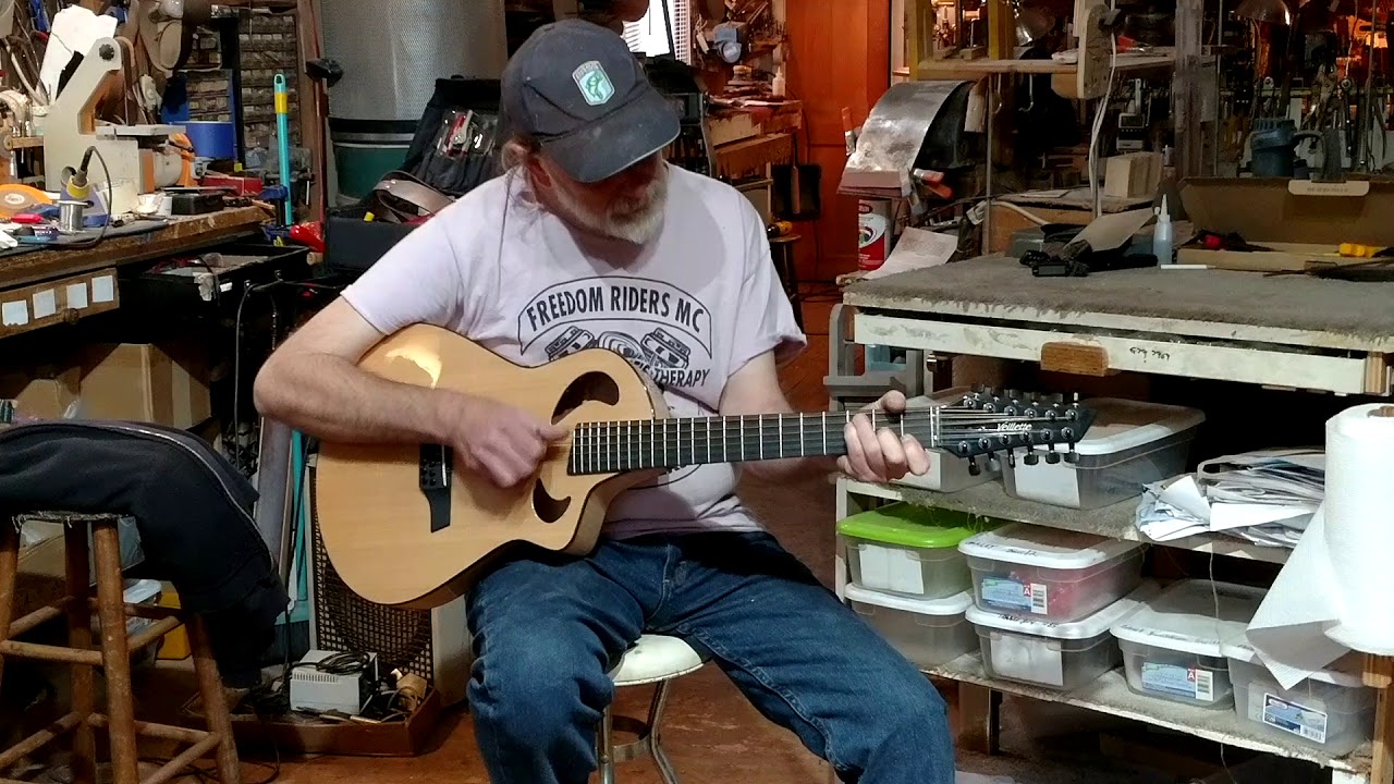 Veillette Parlor 12-string Jimmy Eppard - YouTube