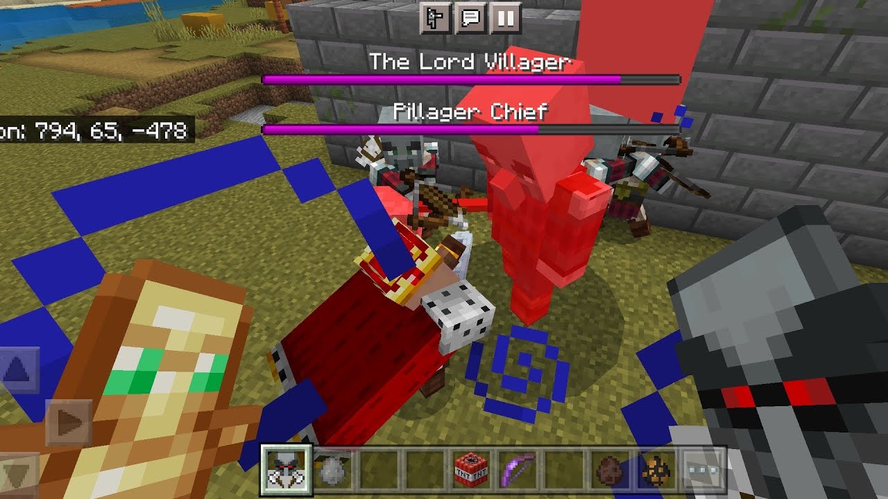 LORD VILLAGER vs PILLAGER CHIEF in Minecraft... - YouTube