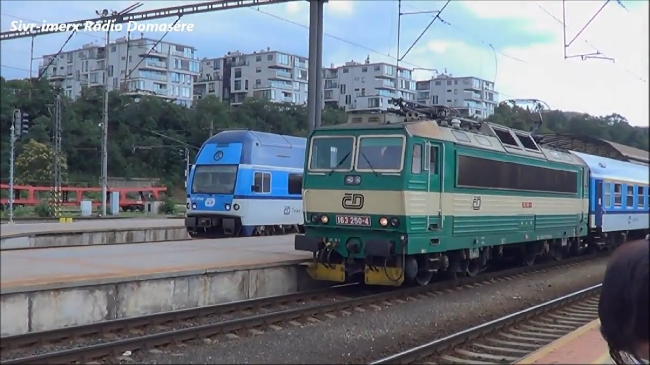 Videa vlaků - osobní vlaky a rychlíky Praha hl.n. srpen 2013 - YouTube