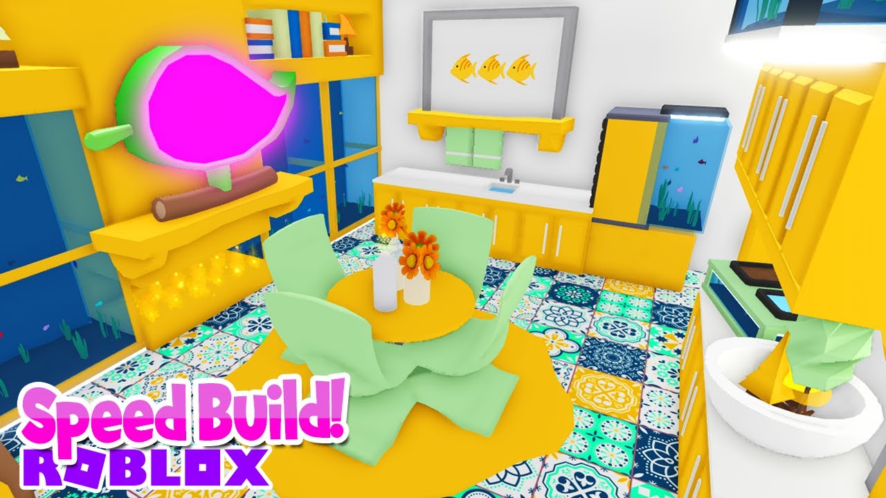 GOLDFISH AQUATIC *TINY HOME* Speed Build 🐠 Adopt Me Roblox - YouTube