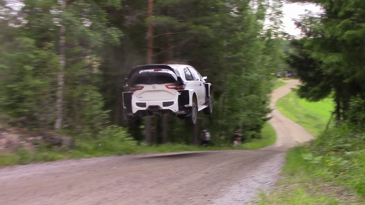 Rally Finland 2017 Test - Flying Toyota Yaris WRC - YouTube
