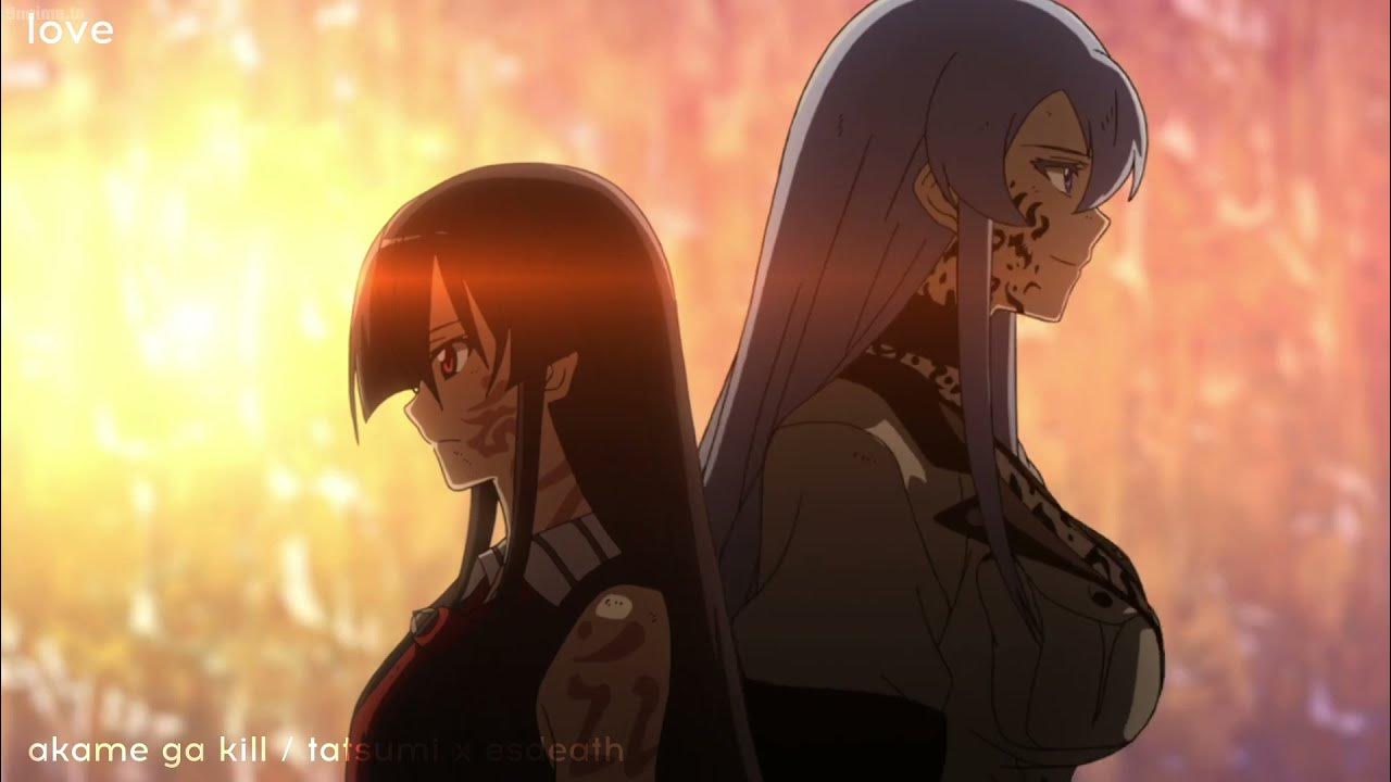 Akame Ga Kill Tatsumis Death Endless Love Of Tatsumi And Esdeath Moment Youtube