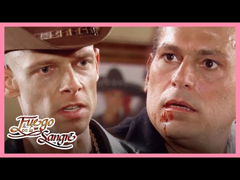 Fuego en la Sangre: 'El Coyote' le rompe la cara a Fernando | Escena C106 | tlnovelas