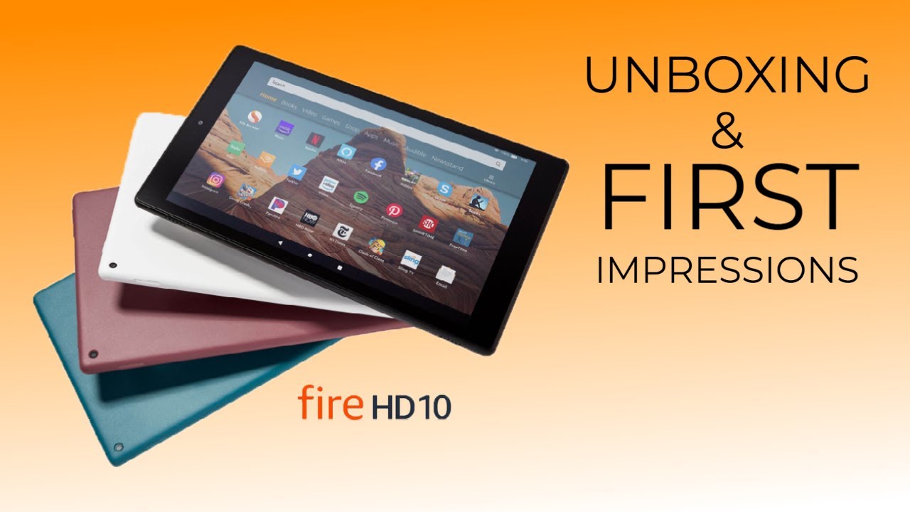 Amazon Fire HD 10 Tablet | Unboxing and First Impressions - YouTube