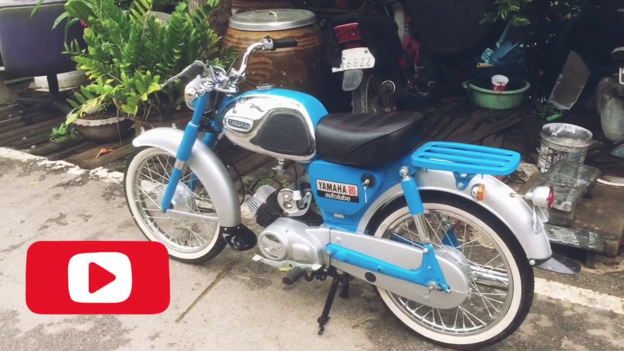 Yamaha yg1 80cc ปี 1963 งานประกอบจัดทรง ส่งงาน นครปฐม - YouTube