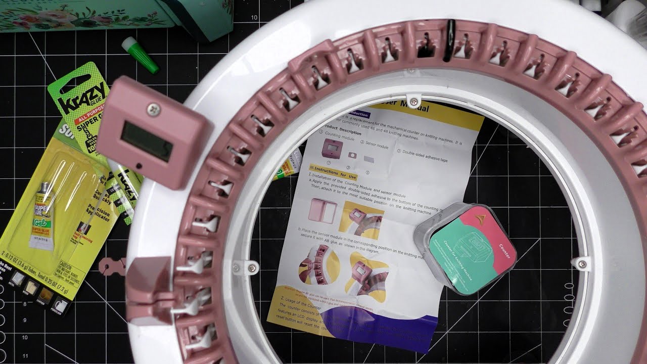 Amazon's AIDILER Knitting Machine Row Counter Unboxing, Set Up & First ...