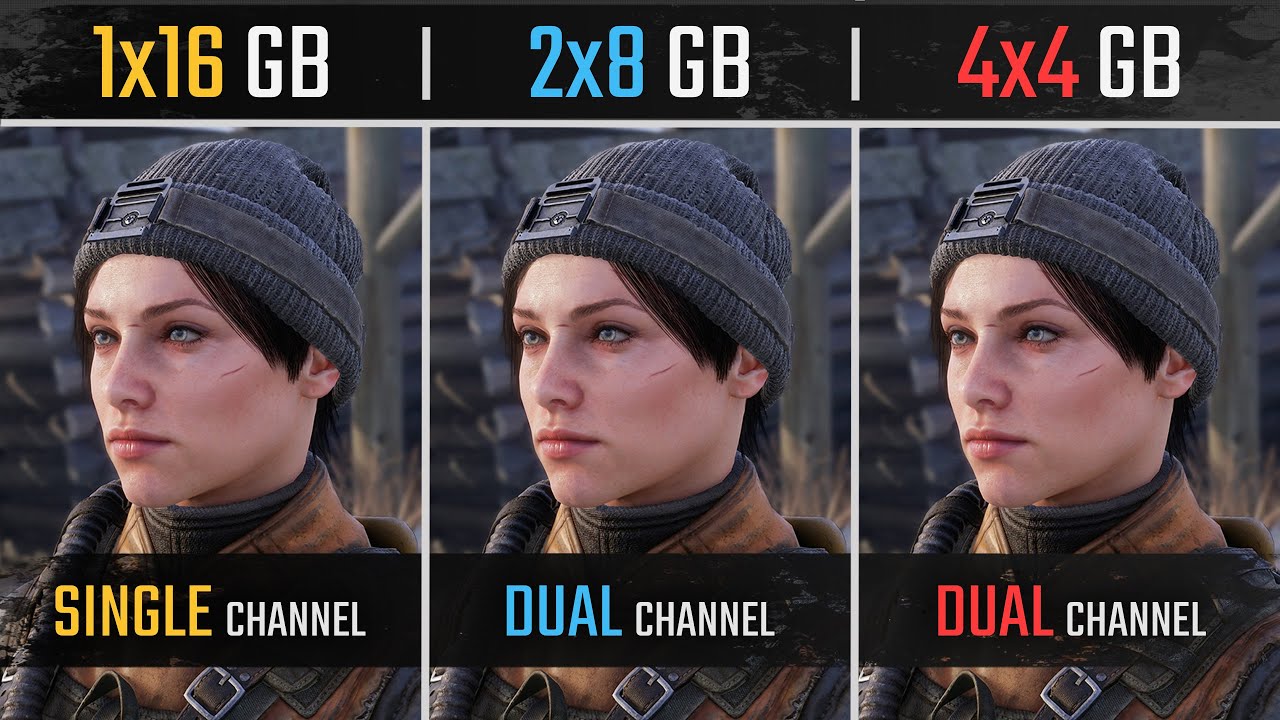 1x16GB Vs 2x8Gb Vs 4x4GB RAM In 2020 Single Channel Vs Dual Channel