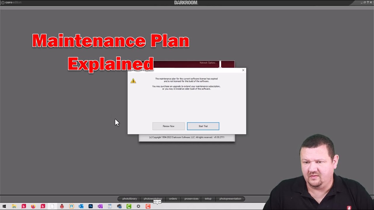 Darkroom Core - The Maintenance Plan Explained - YouTube