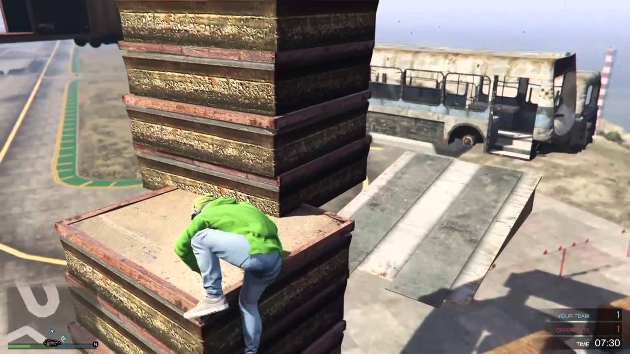 .(מפת פארקור)- gta v parkour map . - YouTube