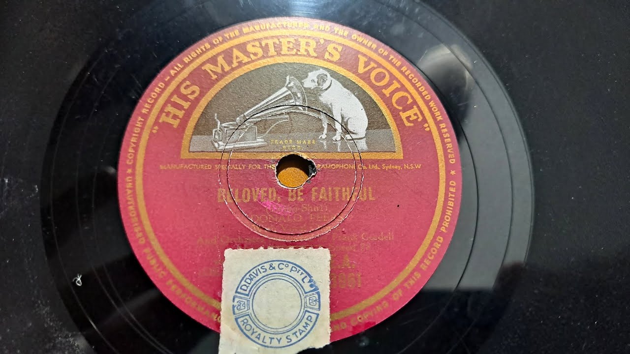 Beloved Be Faithful. Donald Peers & The Merrymakers. Frank Cordell ...