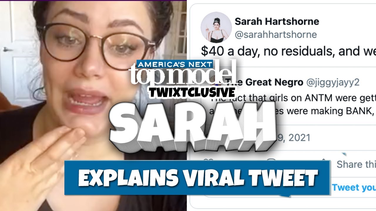 Former Top Model Sarah Hartshorne Explains $40 A Day Viral Tweet ☕ + My ...