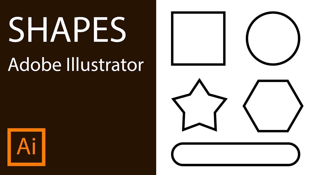 How to use Shapes | Adobe Illustrator CC Training - YouTube
