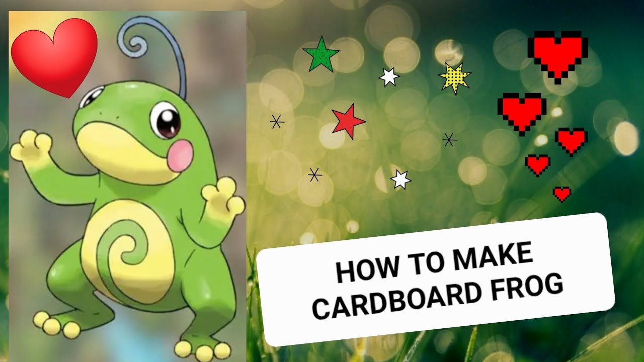 How to Make a Cardboard Frog 🐸 | Fun and Easy DIY Craft for Kids - YouTube