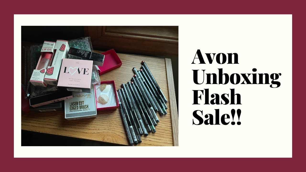 Avon Unboxing Video #5 - Flash Sale 2 more days!! - YouTube