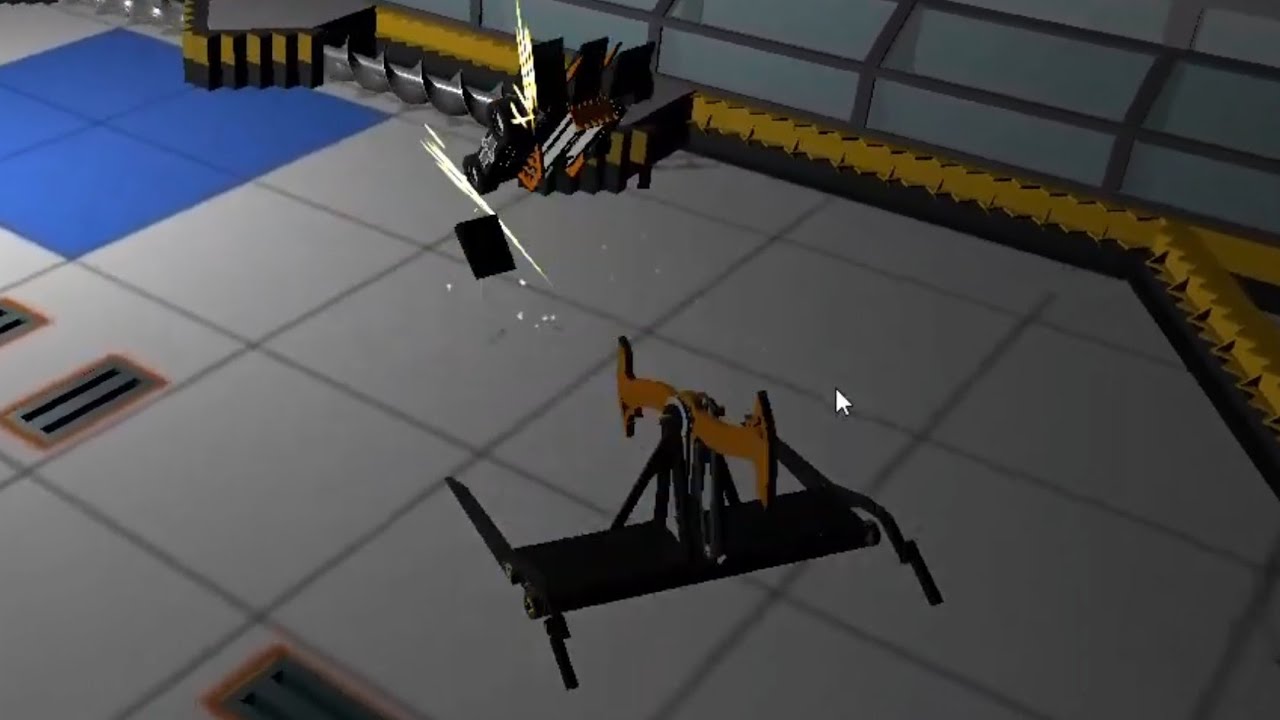 Battlebots Season 1 Round Of 64: Deep Six vs Free Shipping - RR2 - YouTube