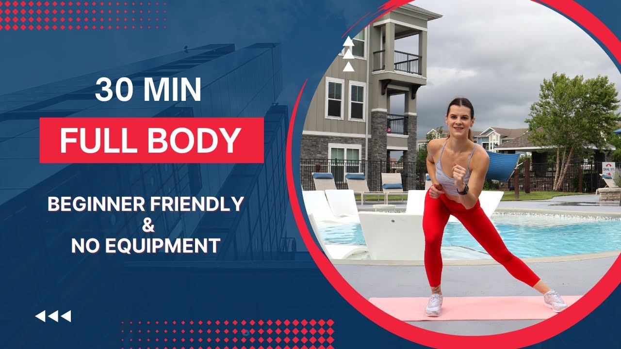 30 MIN FULL BODY WORKOUT | FOR BEGINNERS | NO EQUIPMENT | - YouTube