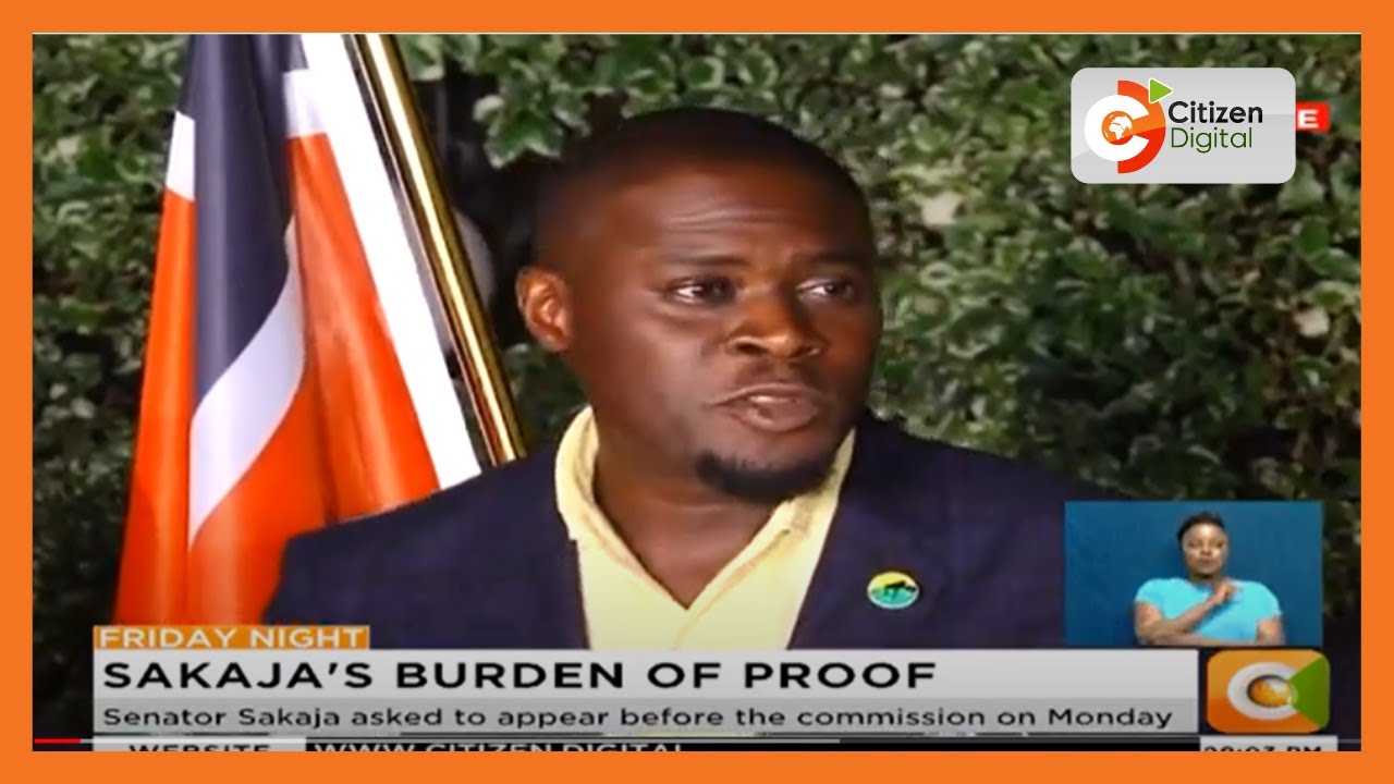Senator Sakaja: I sympathize and understand the pressure Prof. Chacha ...