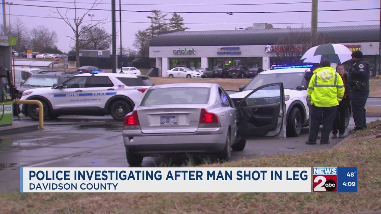 Metro police investigating after man shot in leg - YouTube
