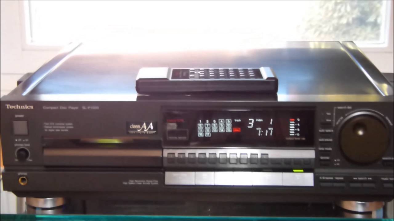 Technics SL-P1000, Rare Audiophile CD Player II - YouTube
