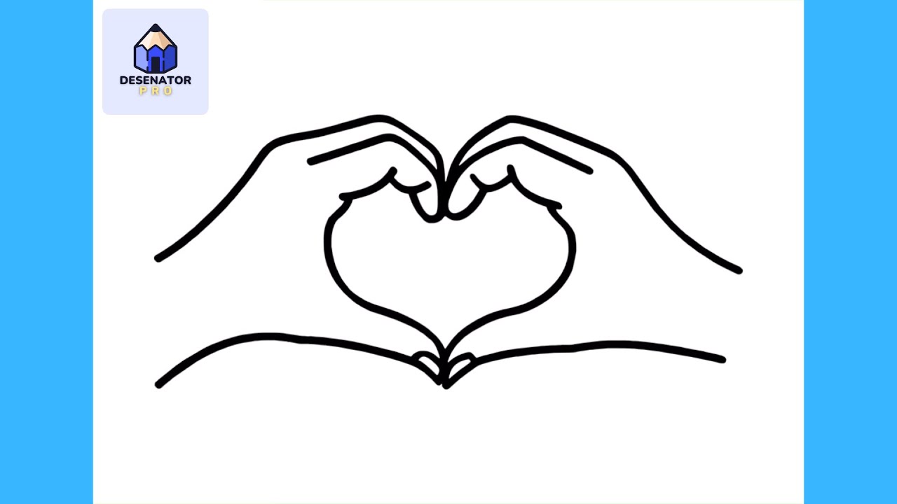 Cum Să Desenezi O INIMĂ Din Mâini | Usor Pas cu Pas Tutorial pentru ...