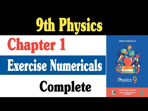 physics class 9 chapter 1 numericals | class 9 physics chapter 1 numericals | Fazal Academy ...