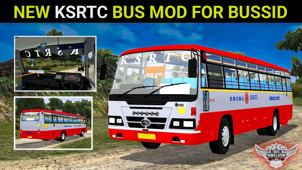 🔥DOWNLOAD - NEW KSRTC BUS MOD FOR BUS SIMULATOR INDONESIA | KSRTC BUS ...