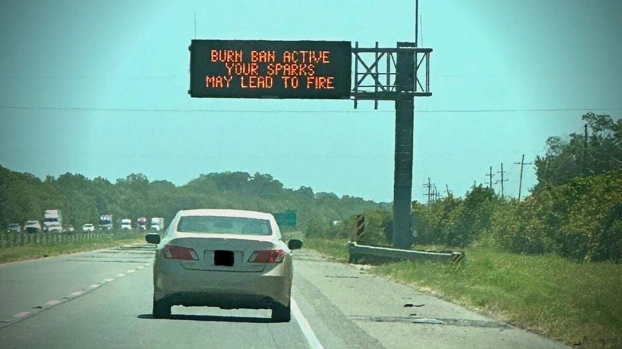 La. DOTD reminds drivers to avoid inadvertent fires - YouTube