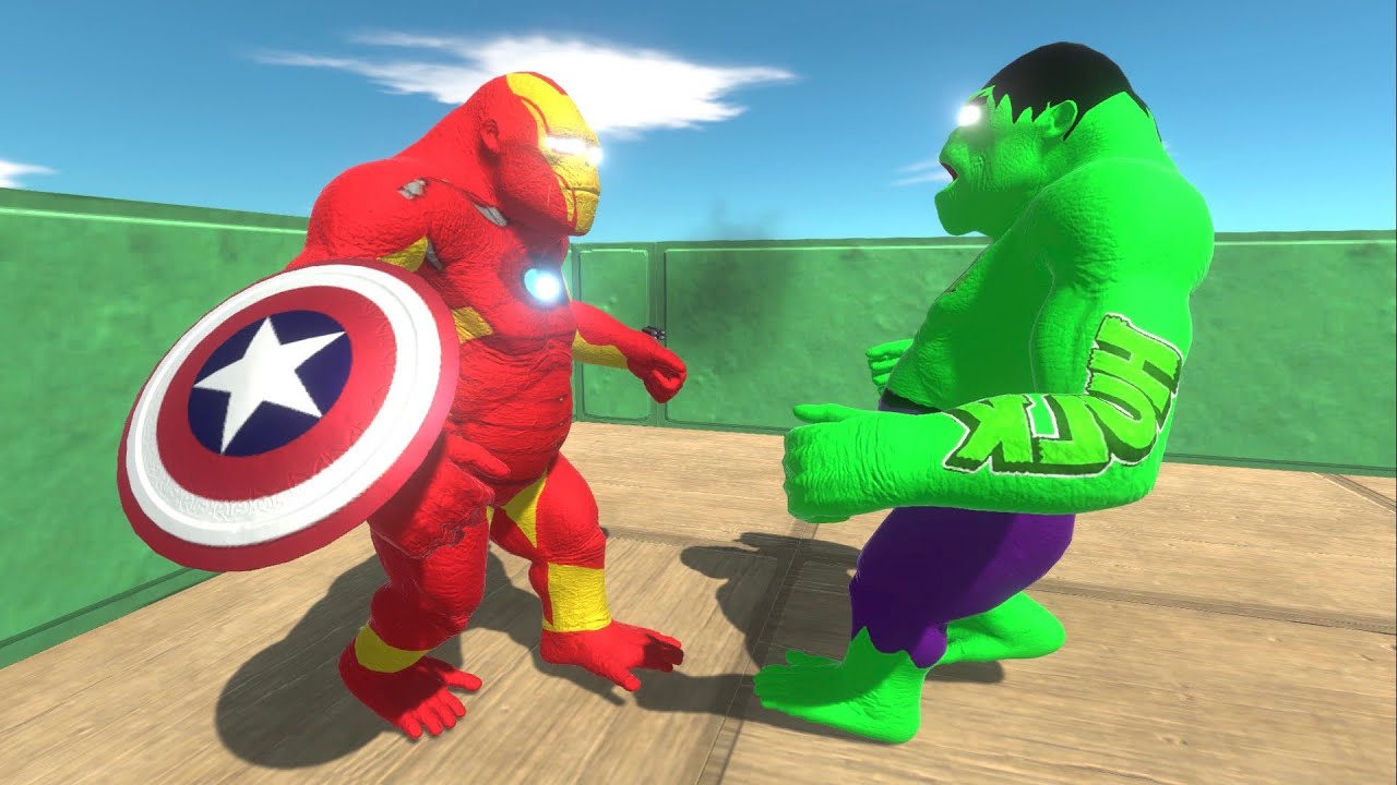 IRON GORO VS HULK GORO DEATHRUN - ANIMAL REVOLT BATTLE SIMULATOR ...