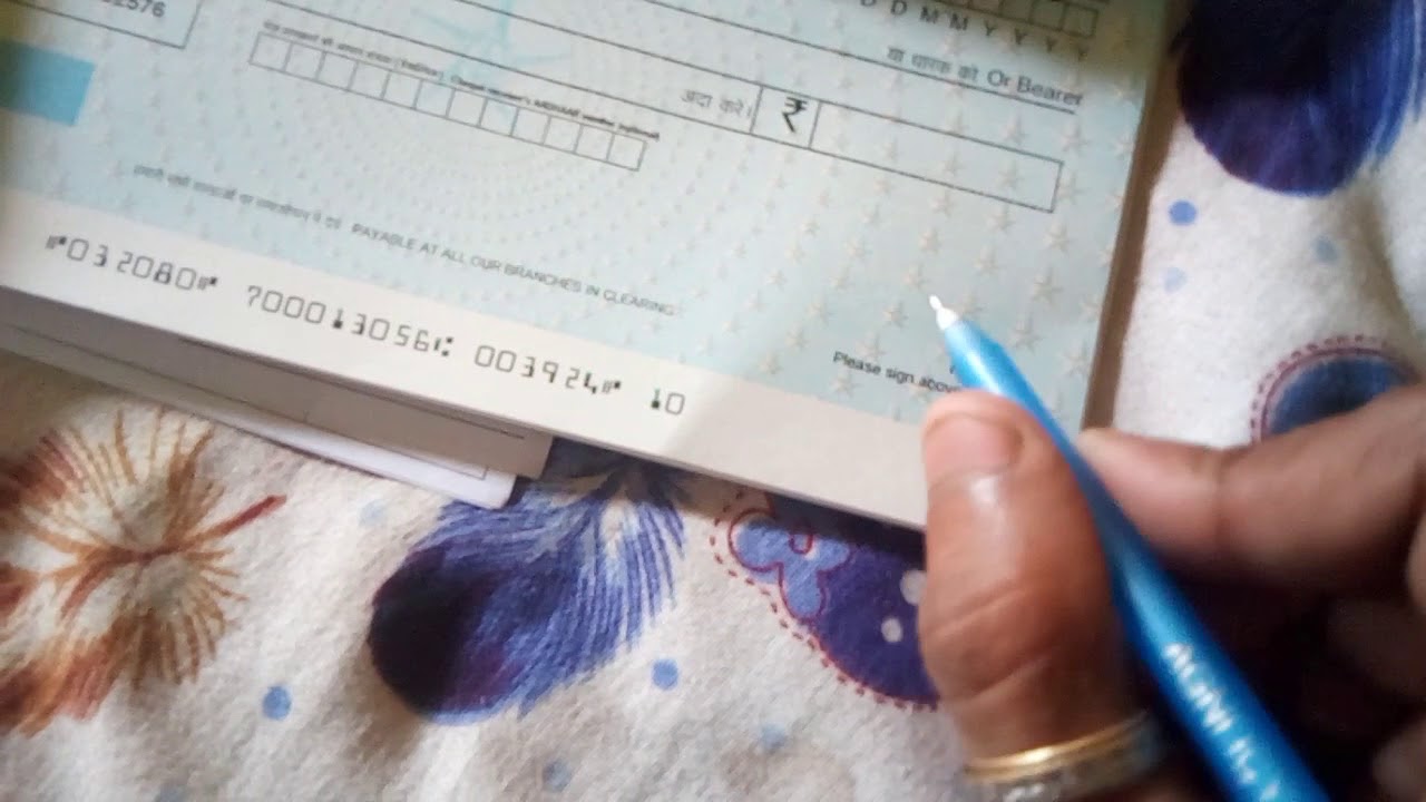 How To Fill Up Your Check Book - YouTube