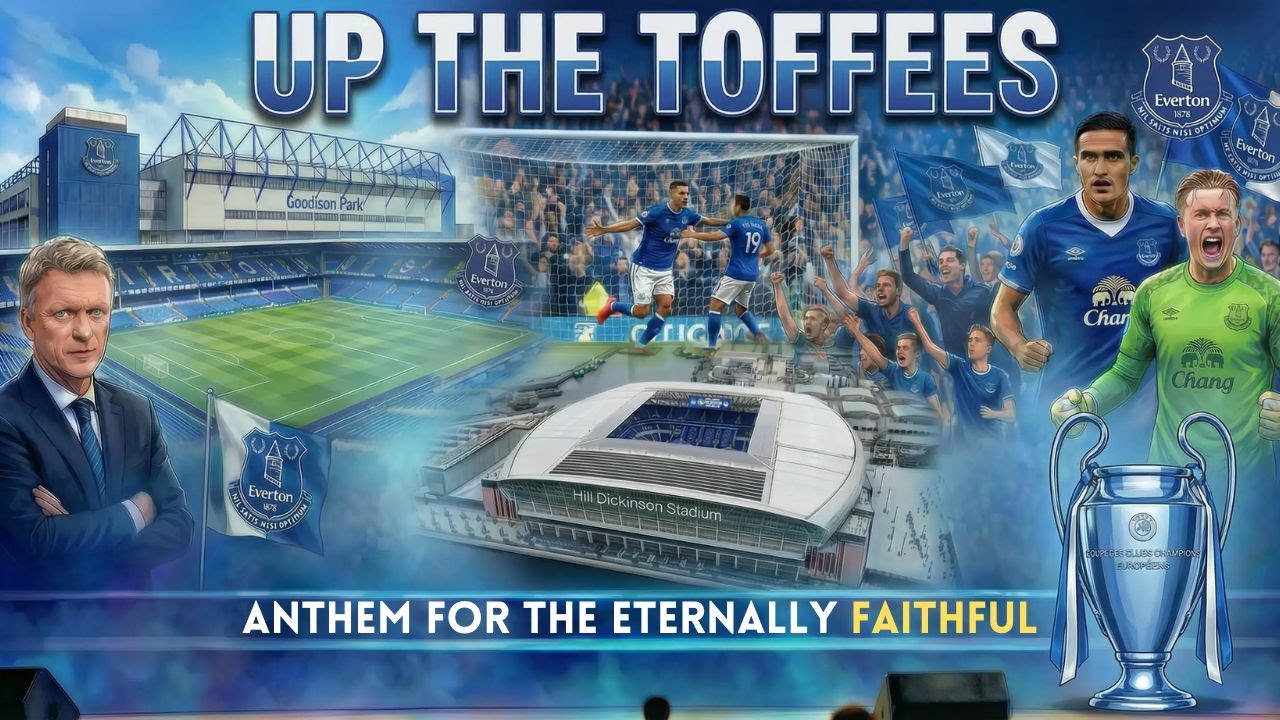 UP THE TOFFEES: New Everton Garage Rock Anthem COYB - YouTube