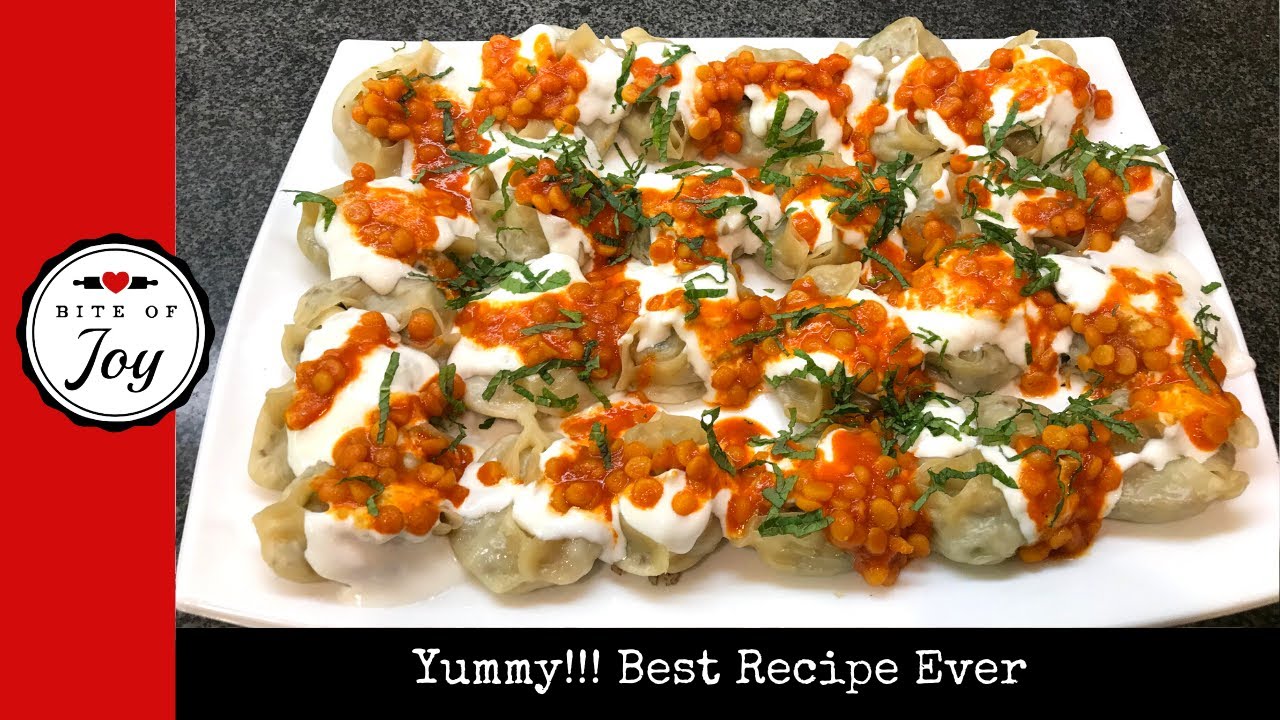Mantu - Afghani Dumplings Mantoo without Machine - YouTube