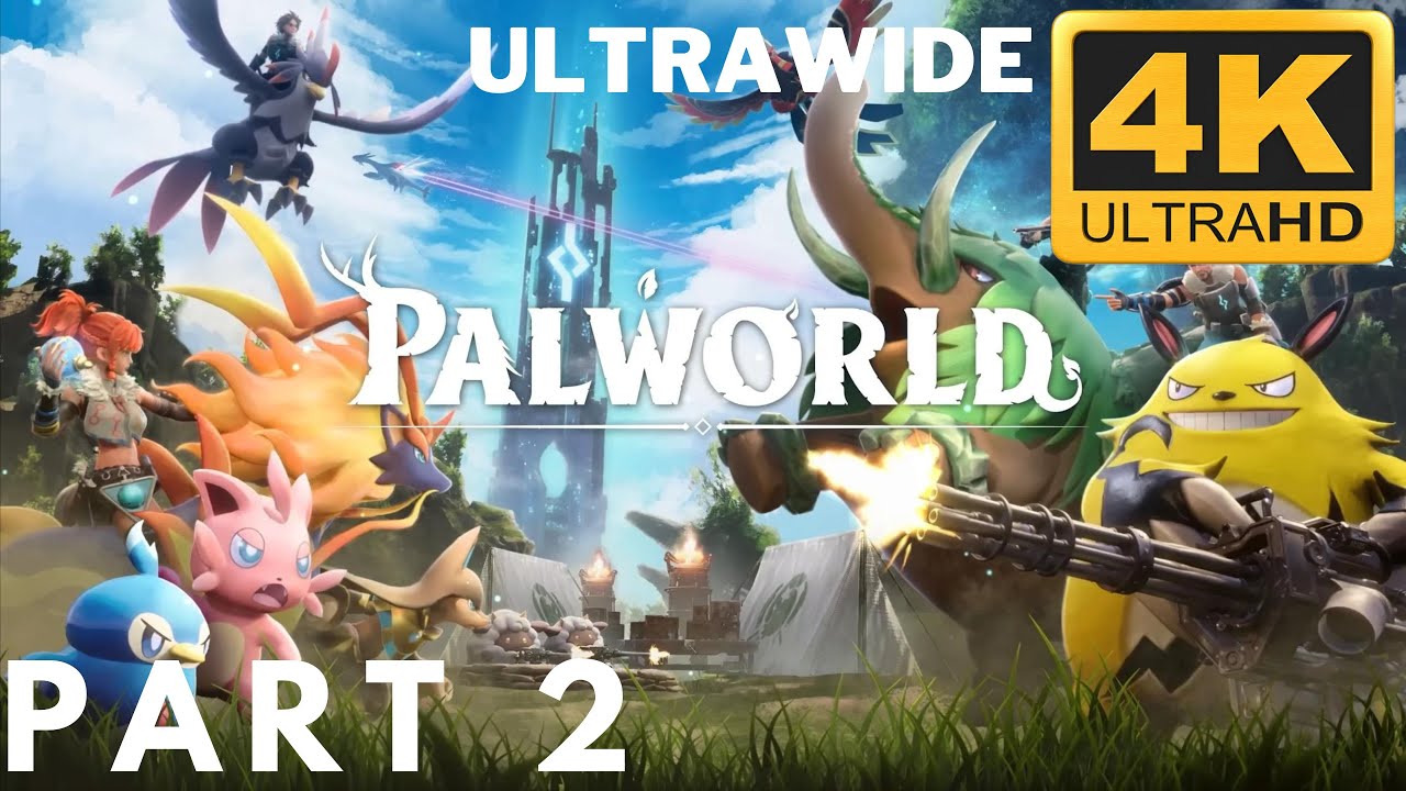 PALWORLD PART 2 - Walkthrough DLSS ON 4K 60FPS ULTRAWIDE - YouTube