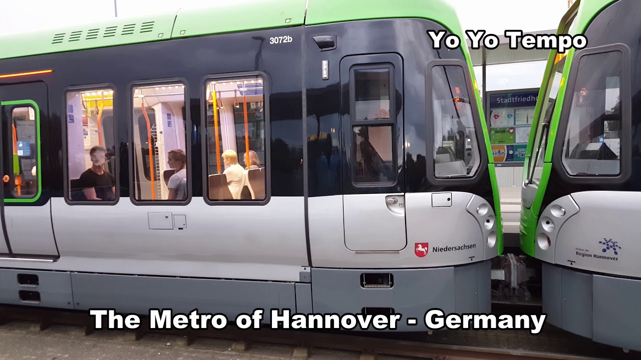 The Metro of Hannover Germany - YouTube