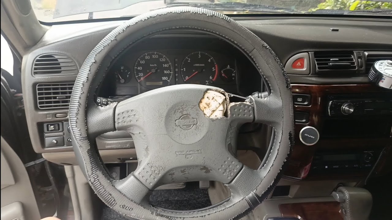 Nissan Patrol y61 steering wheel replacement - YouTube