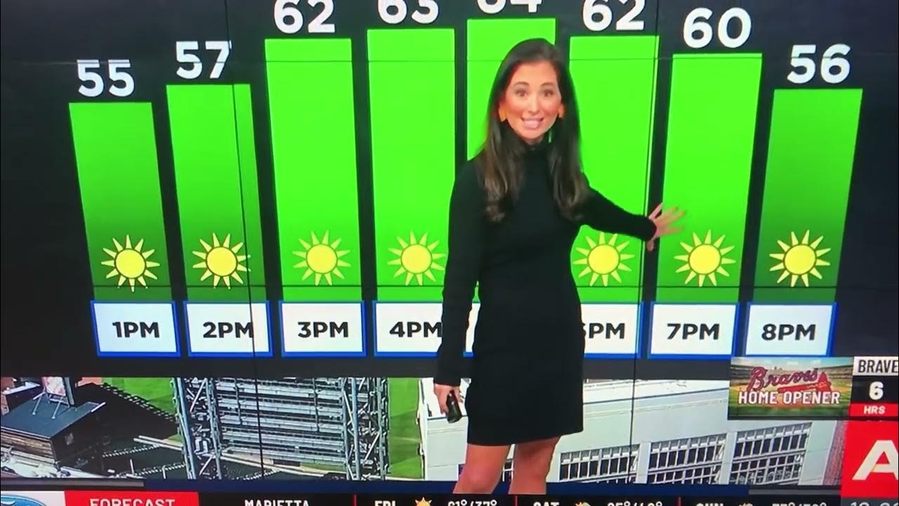 Jennifer Valdez… back in Black for Braves Home Opener. {4/5/24} ⚾️🇺🇸 - YouTube