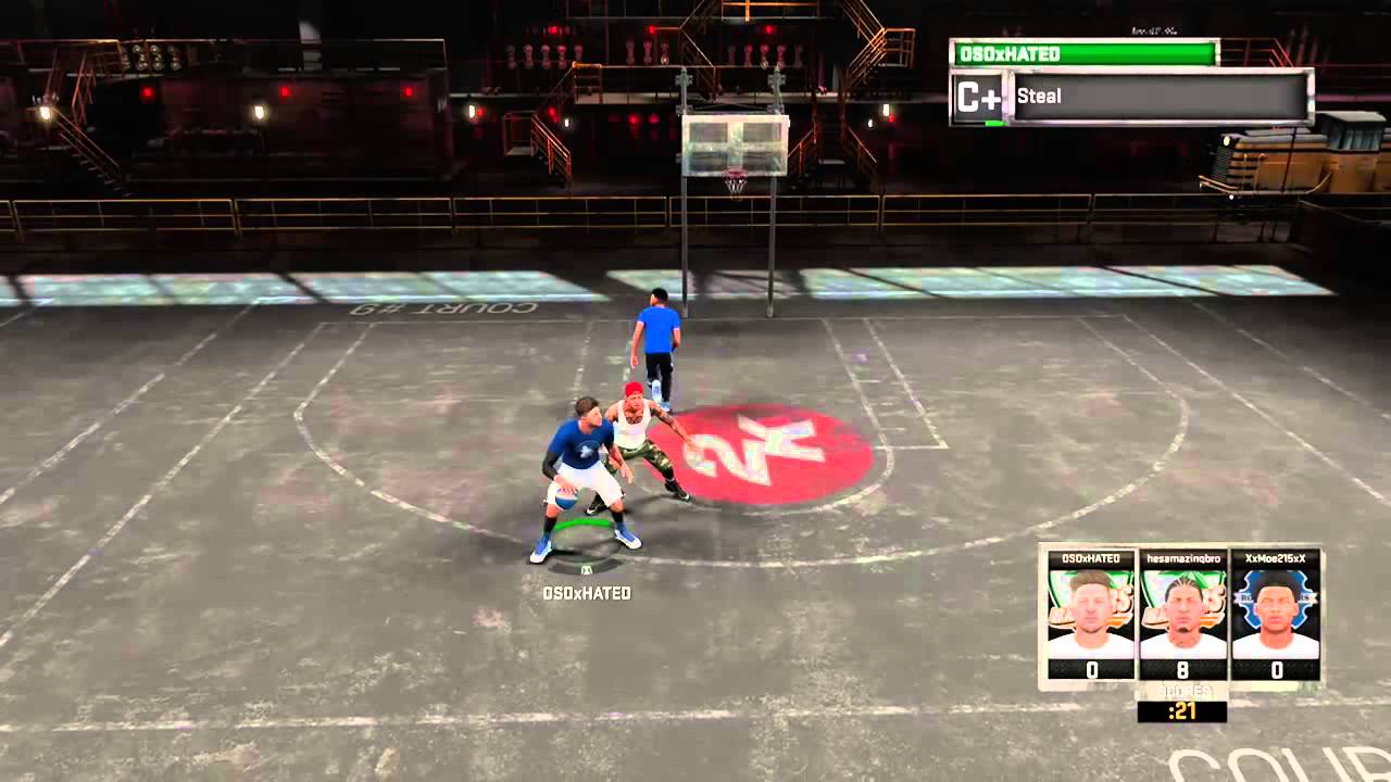 NBA 2K16 My Park - Center highlights on the 21 court in Rivet City ...