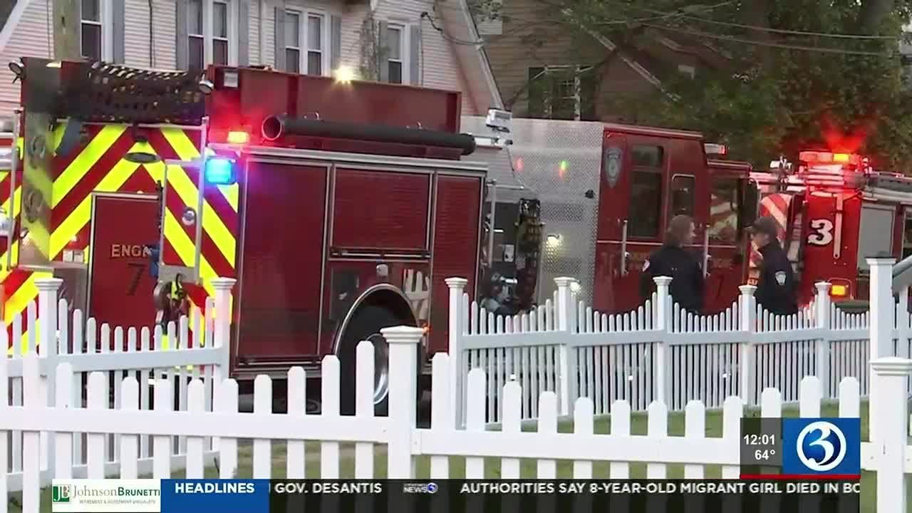 Crews battle fire at multi-family home - YouTube