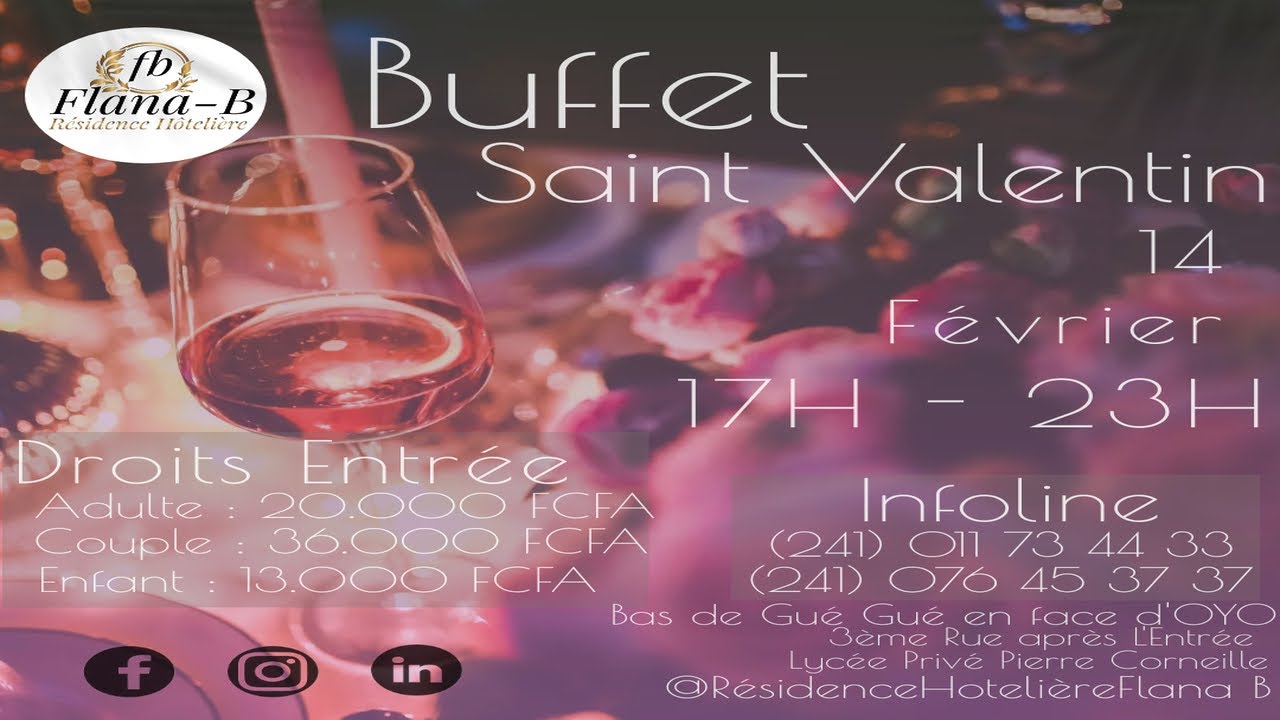 Buffet Saint Valentin Édition 2023 - YouTube