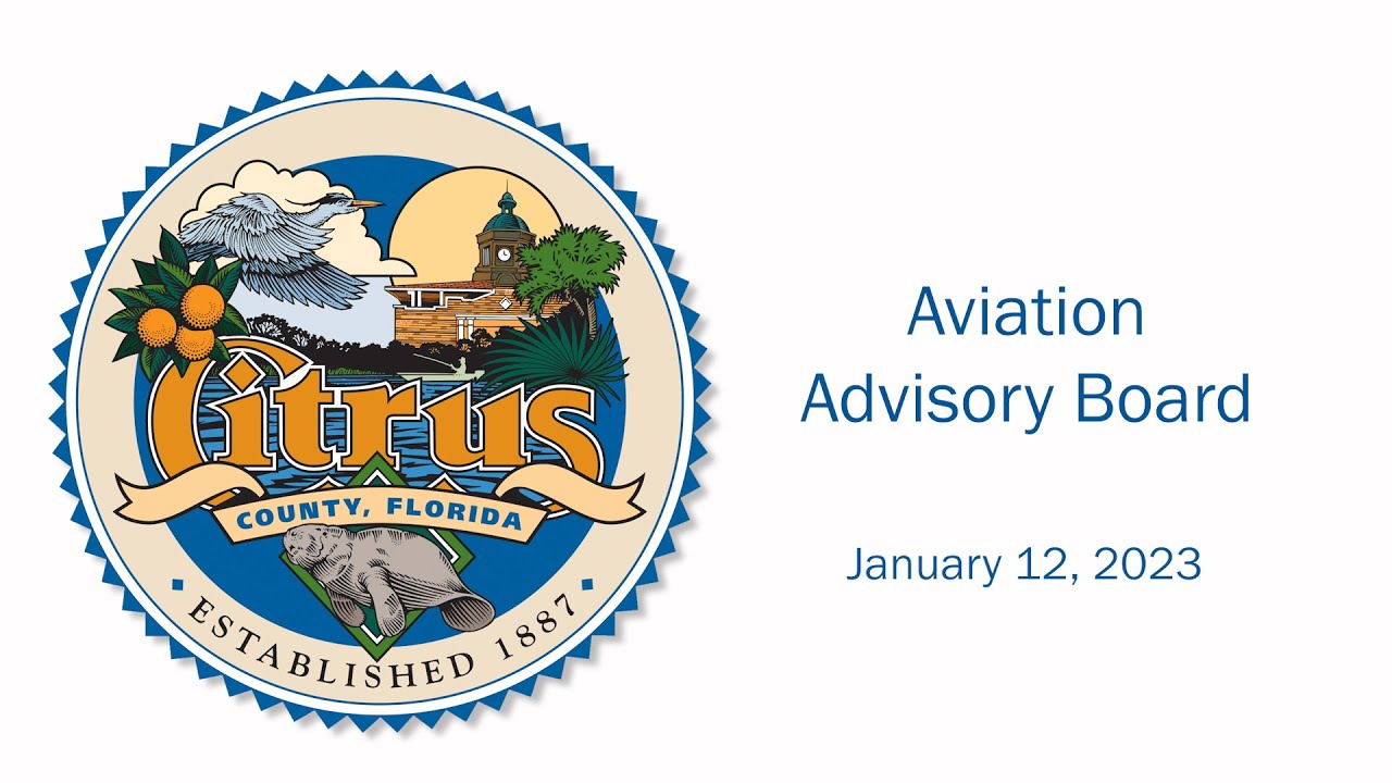 Aviation Advisory Board - January 12, 2023 - YouTube