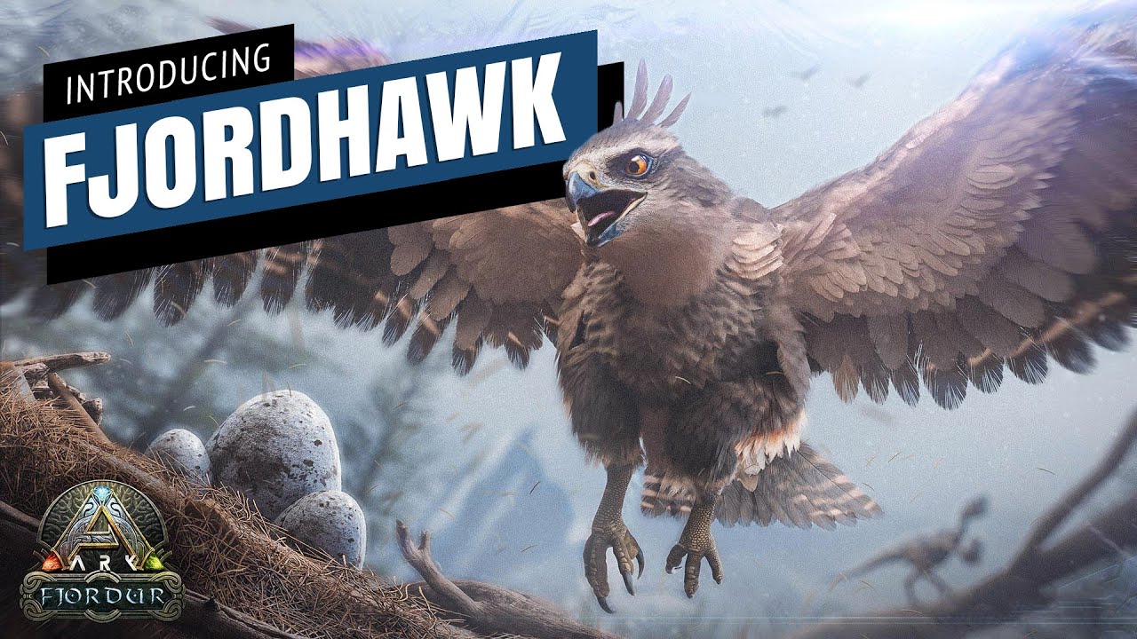 Ark: Fjordur Fjordhawk Creature Trailer - YouTube