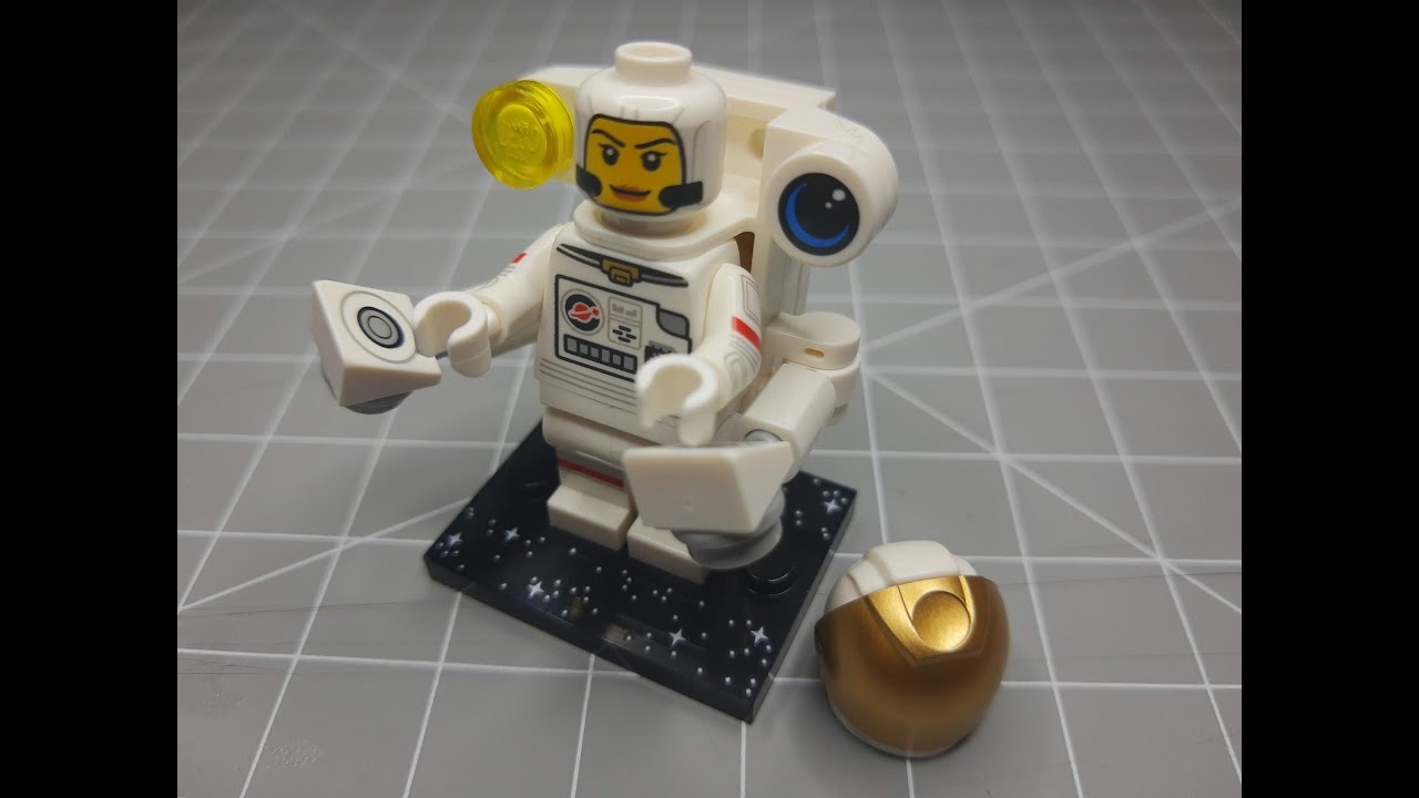 LEGO Spacewalking Astronaut - Series 26 Space - Mini Figures - Open and ...