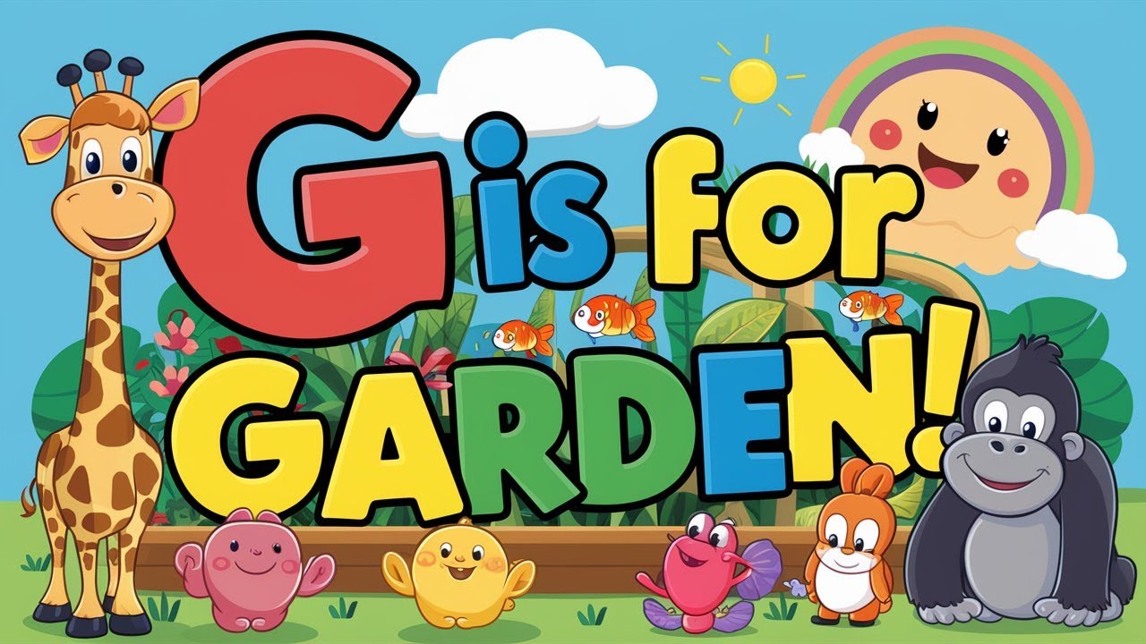 Learn the Letter G I G is for Garden Song for Kids I Fun Alphabet Songs ...