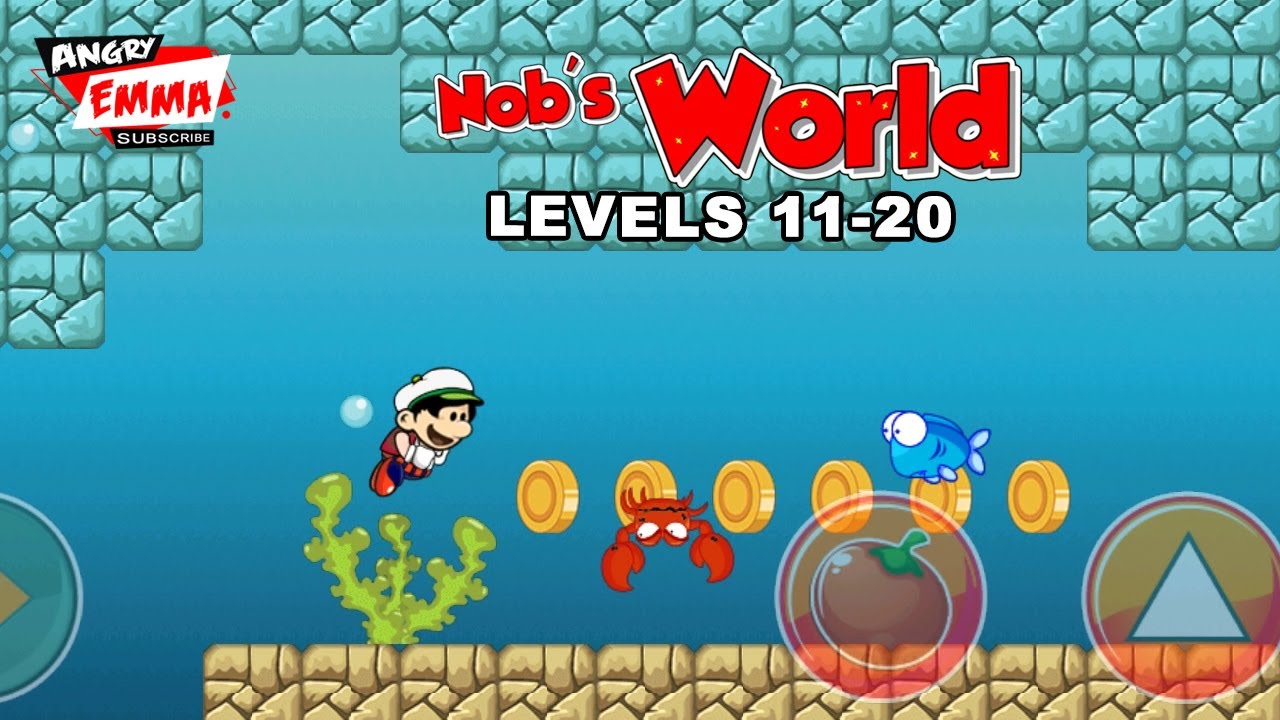 Nob's World - Levels 11-20 (gameplay 2024) - YouTube