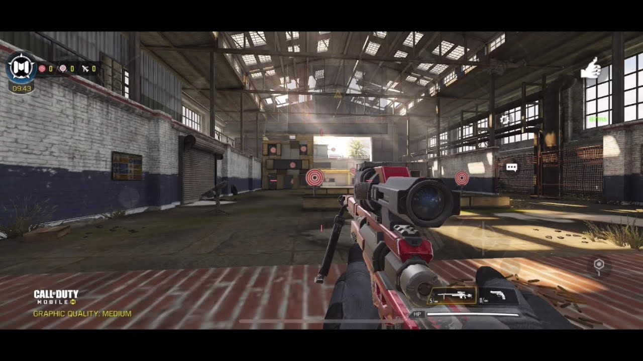 Red Action DLQ best sniper skin cod mobile - YouTube