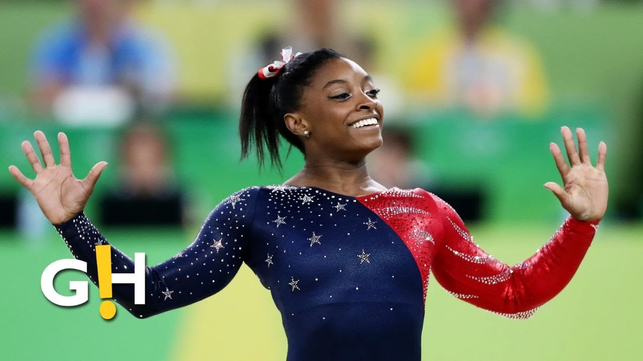 Simone Biles' Exclusive 'Game Day Glam' Tutorial | Gossip Herald - YouTube