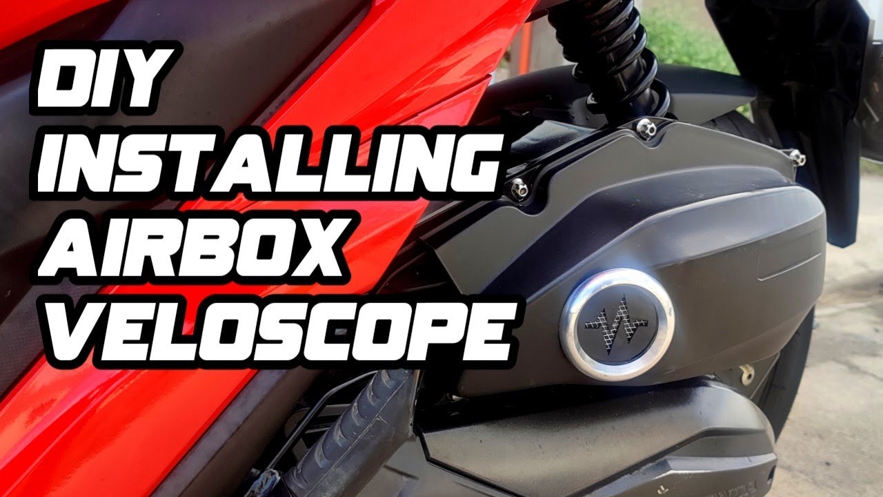 DIY INSTALLING AIRBOX VELOSCOPE - HONDA CLICK V1 - V3 - Project V2 ...