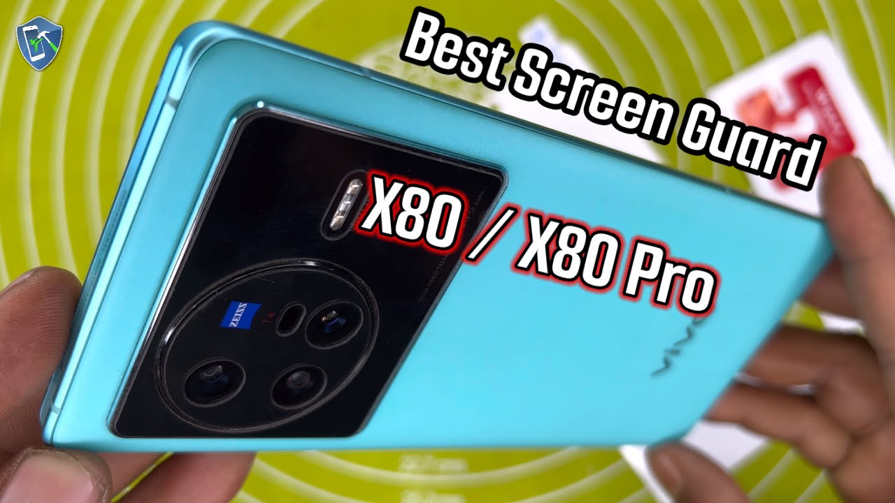 vivo x80 / x80 pro membrane screen protector how to install - YouTube