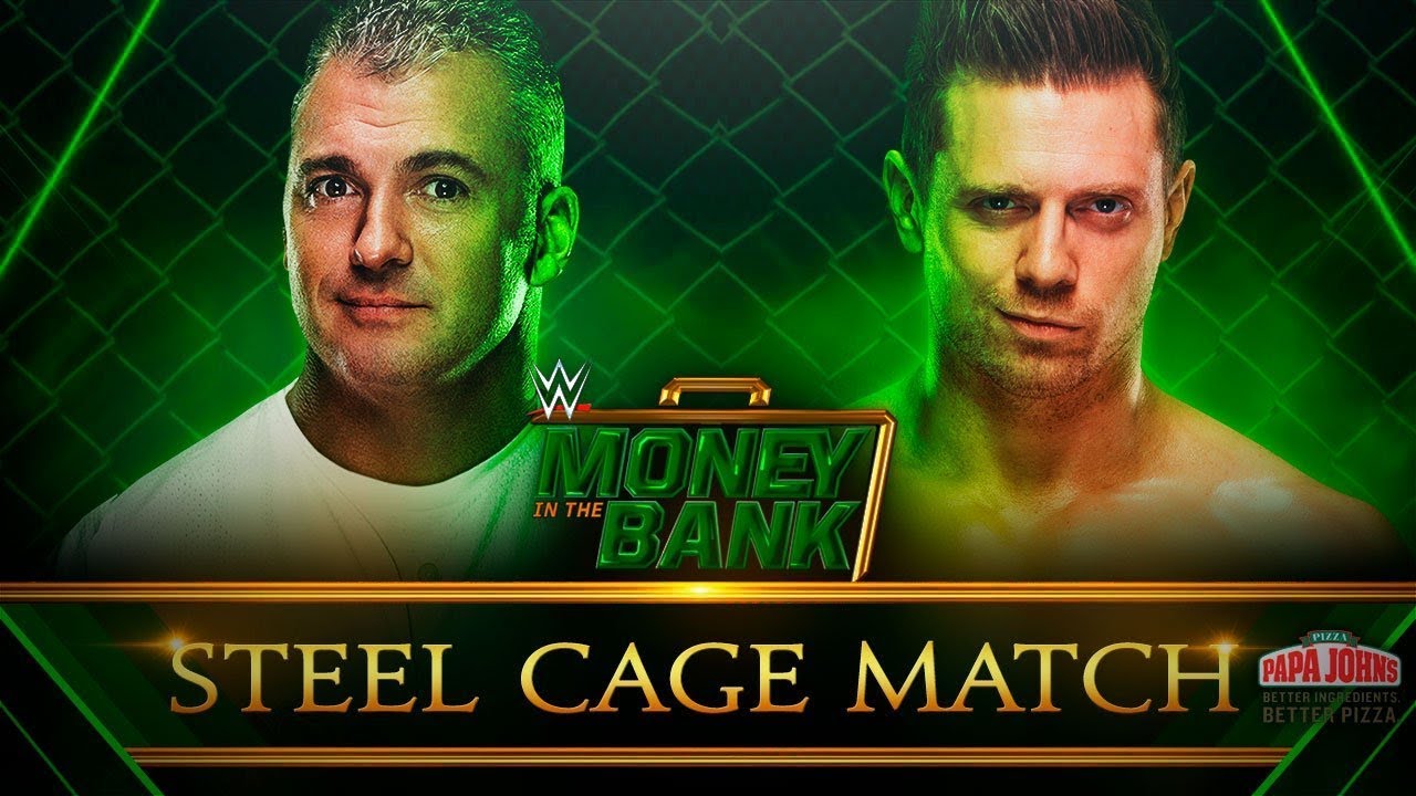 WWE Money In The Bank 2019: Shane McMahon vs The Miz | Steel Cage Match ...