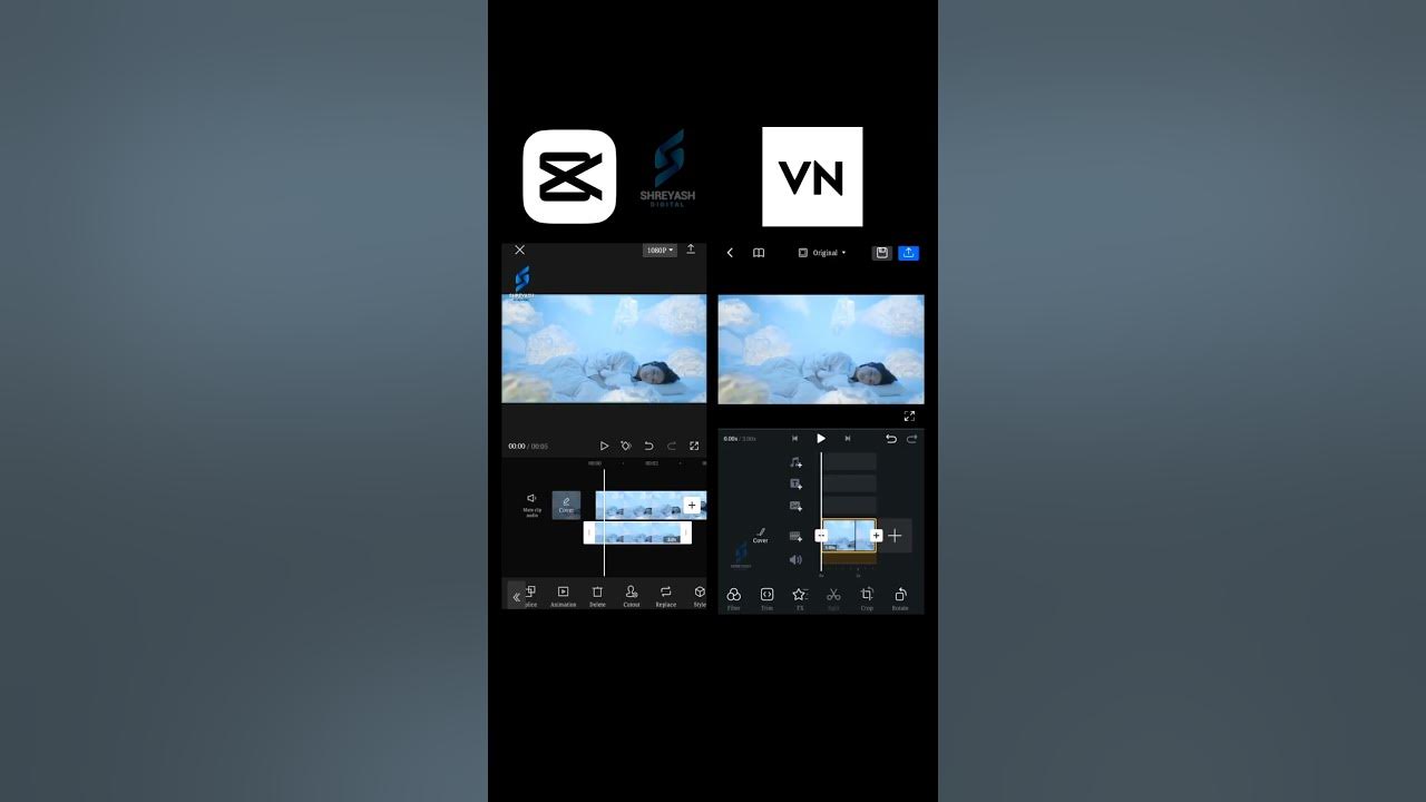 Capcut Vs Vn Video Editor #Shorts - YouTube